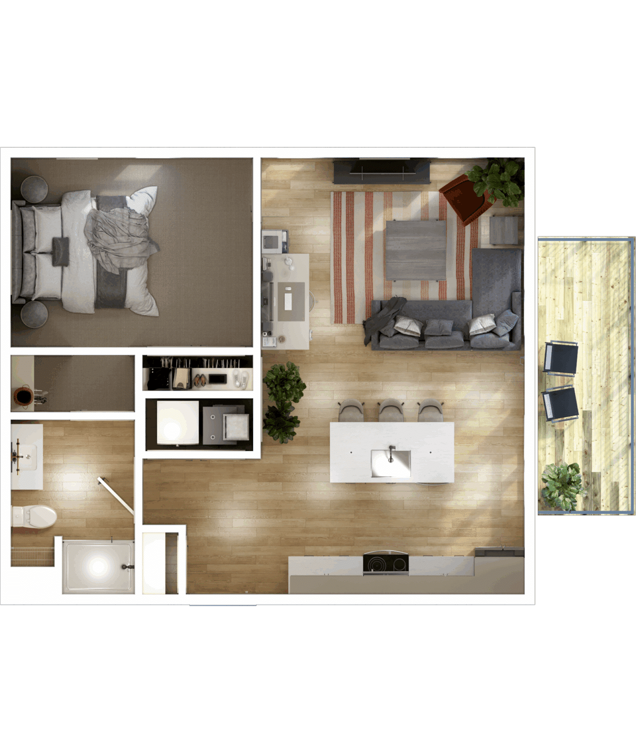 Apartments for Rent Delaware OH | Floor Plans of The Mill on Flax